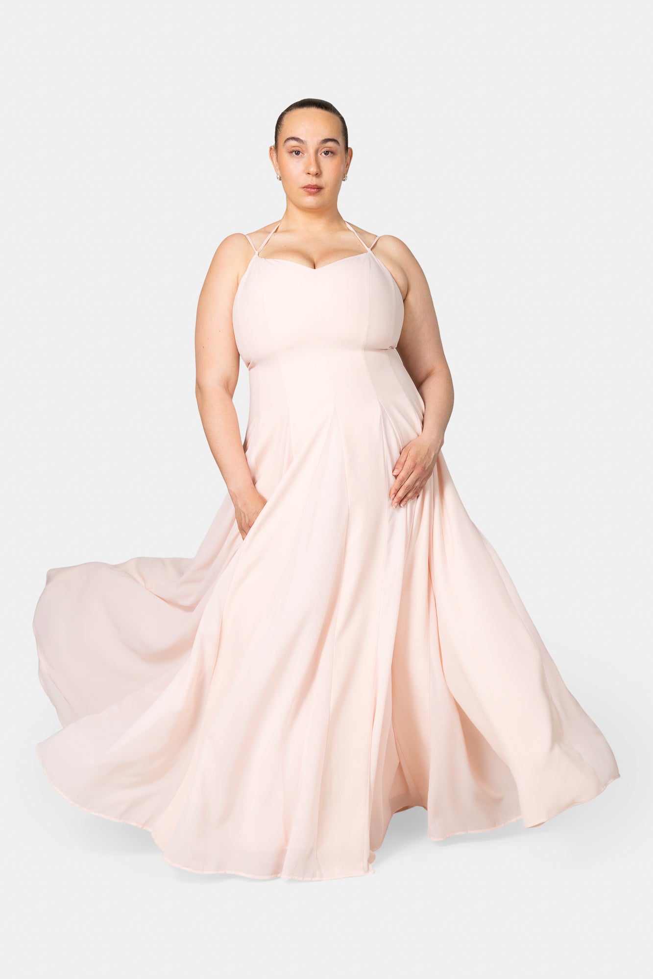 Alette Maxi Dress Blush